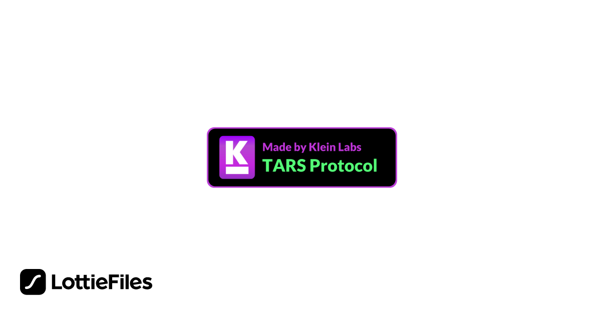 Free Klein Labs & Tars Protocol - Badge Animation by Salimcan Satıcı ...
