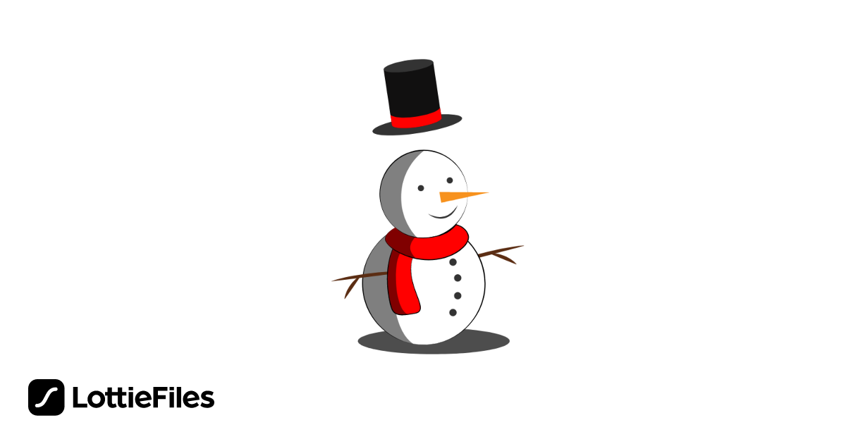 Free Snowman Animation by Defineberry | LottieFiles