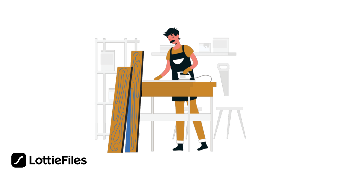 Free Carpentry and Joinery Animation by Sagar | LottieFiles