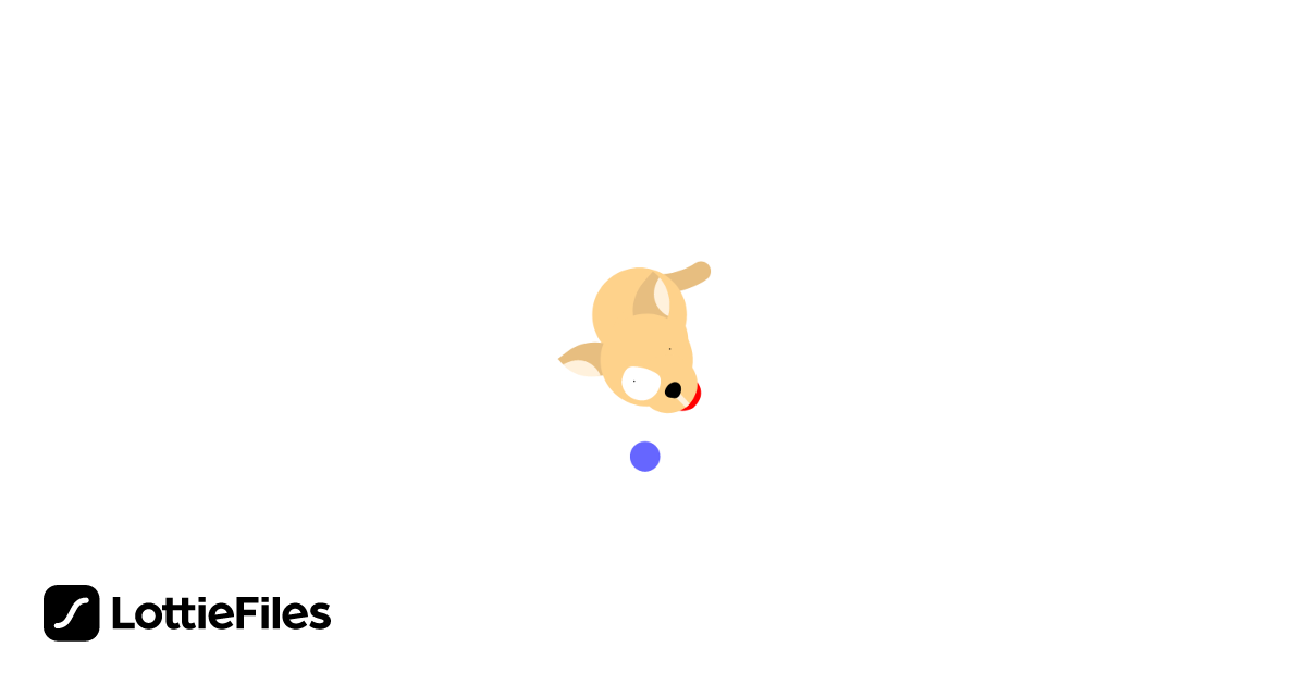 Free Tamed Puppy Animation by Bashir | LottieFiles
