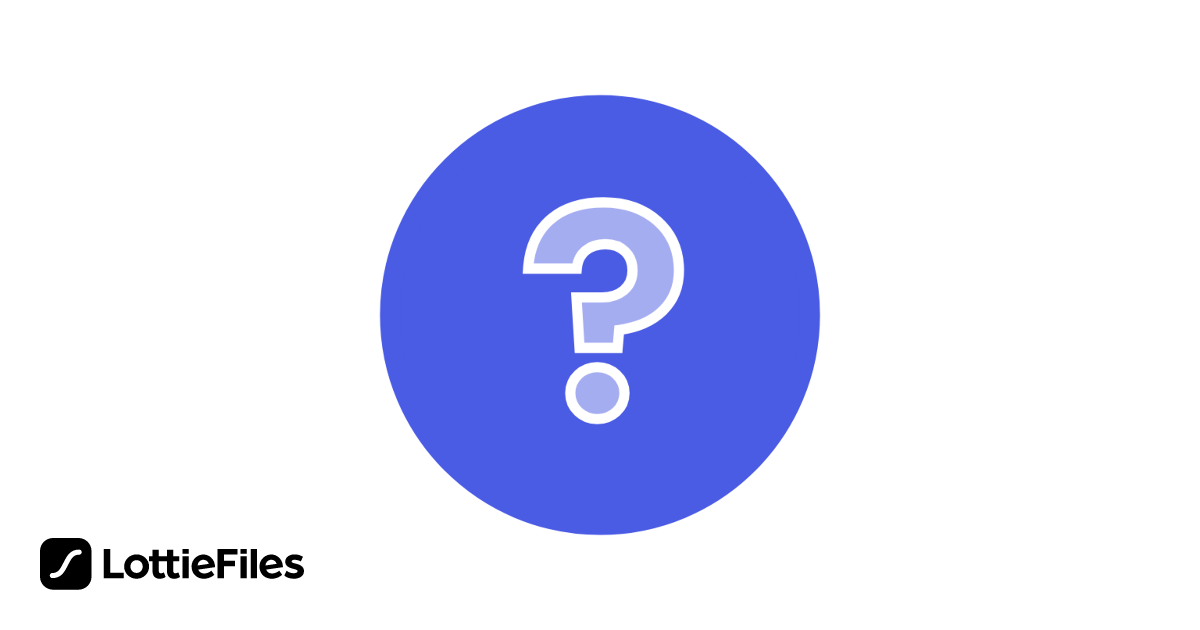 Free Purple Question Mark Animation by Emílio Matos | LottieFiles