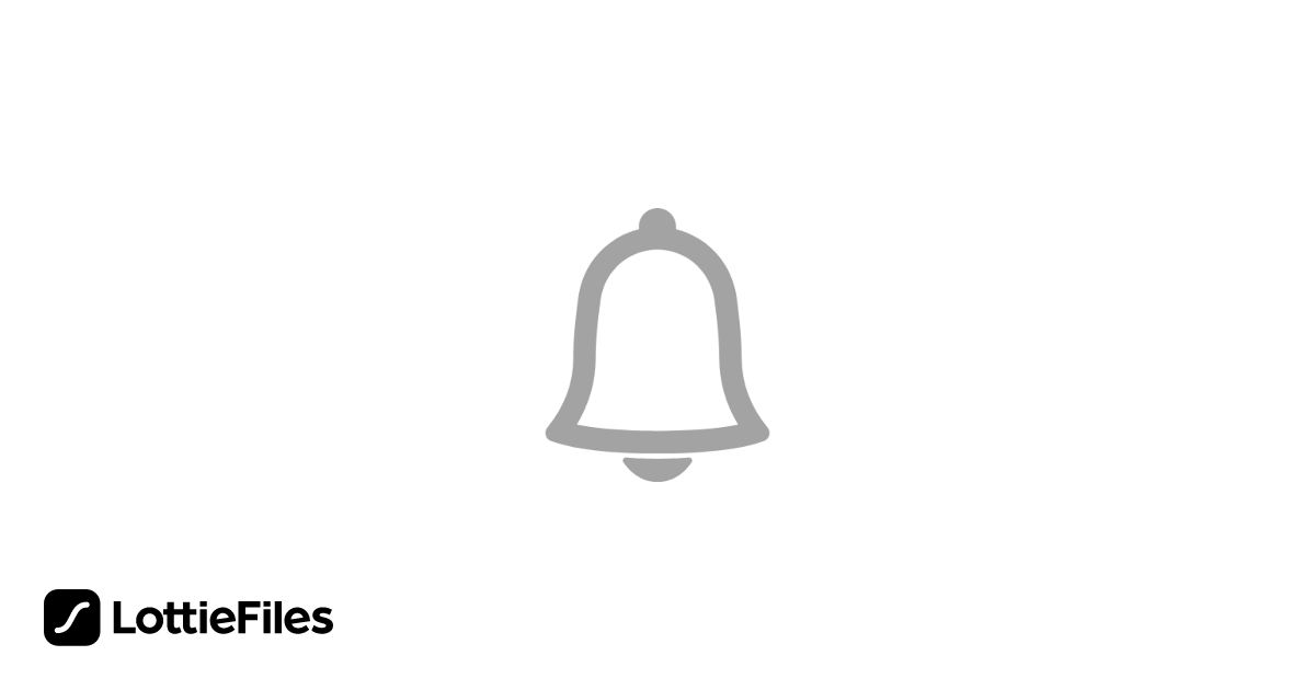 Free Notification bell Animation by Andrei | LottieFiles