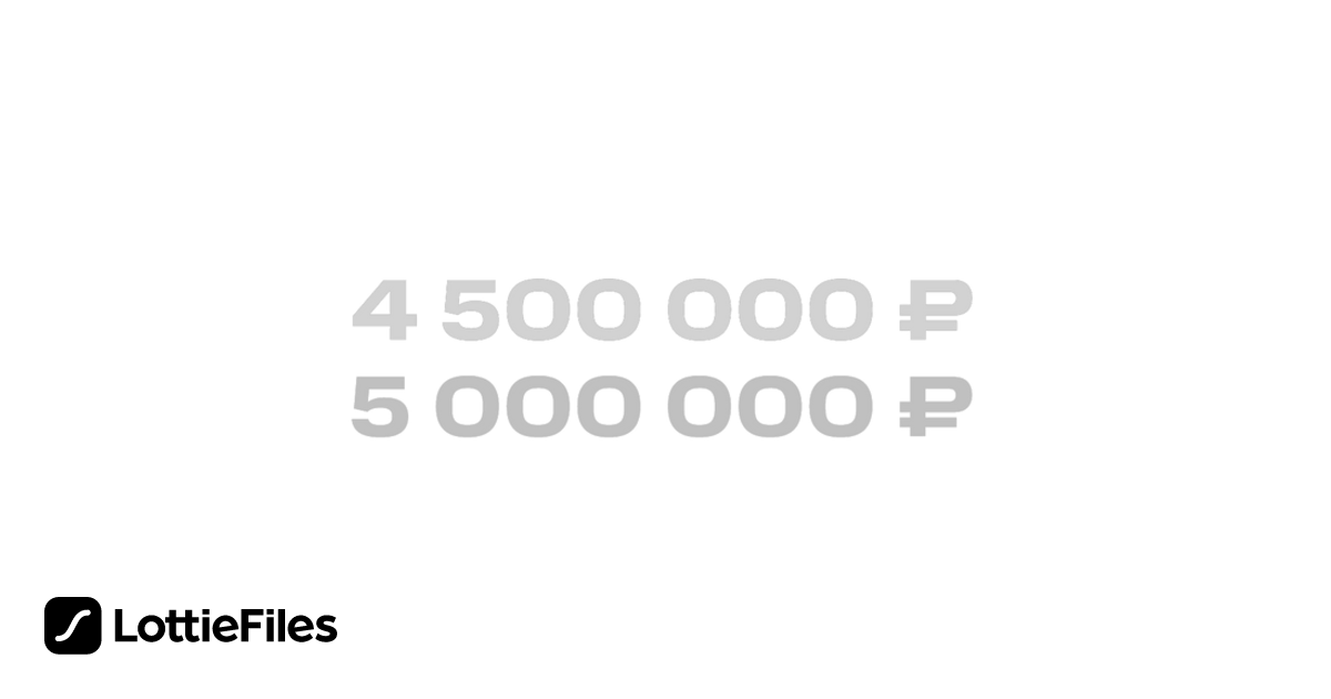 Free anim numbers Animation by Dallas Payne | LottieFiles