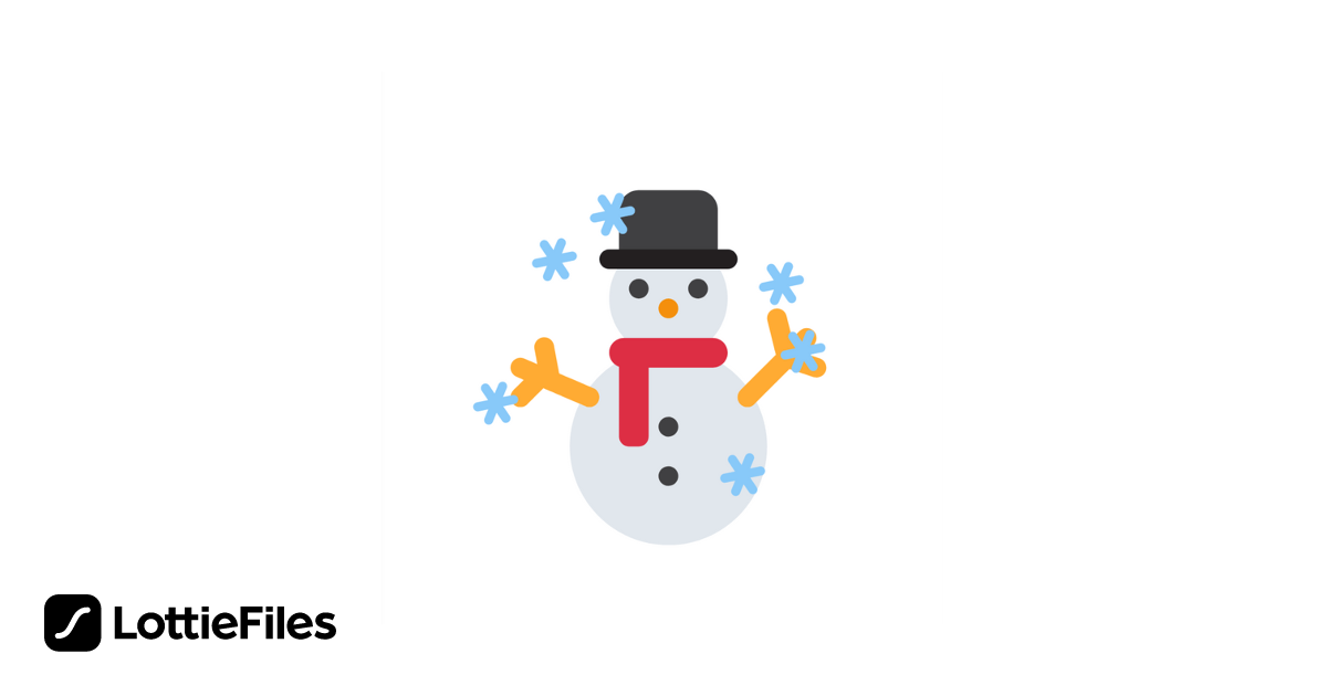 Free Snowman Animation by Risa | LottieFiles