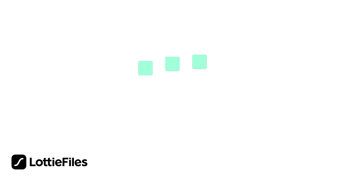 Free Loading Squares Animation by Jumping | LottieFiles
