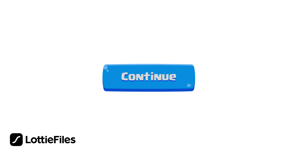 Free Continue button - hovering Animation by Conor | LottieFiles