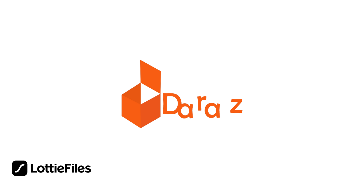 Animación gratuita de Daraz logo animation por Israr | LottieFiles