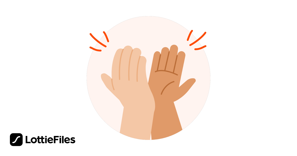 Free High Five Animation by Lucas Martín Cámpora | LottieFiles