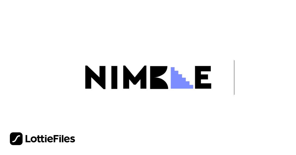 Animación gratuita de Nimble logo por Weblodge | LottieFiles