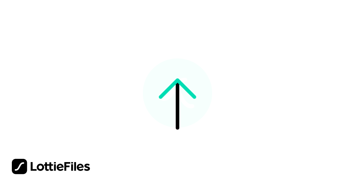 Free Up arrow icon Lottie JSON animation Animation by Weblodge ...