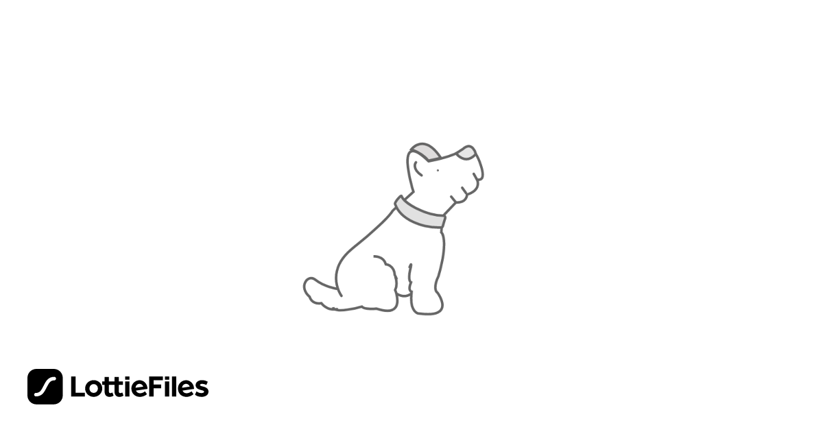 Free Cute Dog animation Animation by DEV | LottieFiles