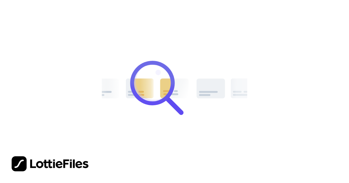 Free Searching Animation Animation by DEV | LottieFiles