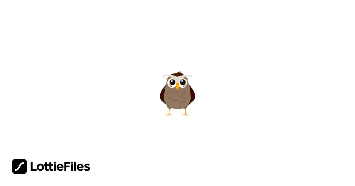 Free Owl ambient Animation by Conor | LottieFiles