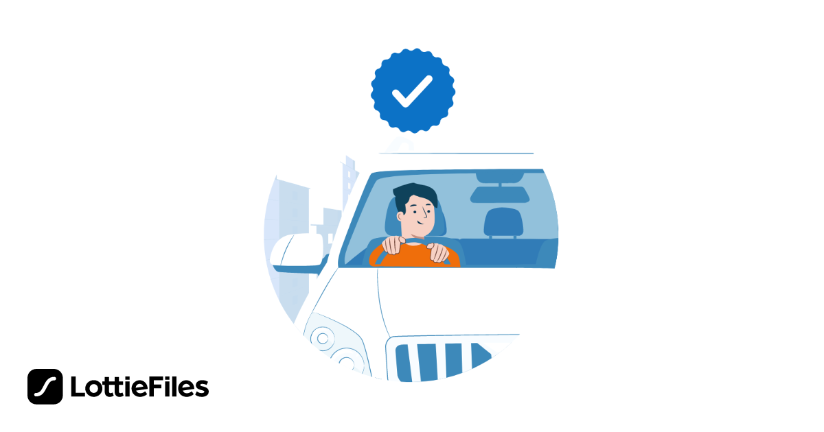 Free Driving Car | Success tick | Pickup Scheduled Animation by NisAnth ...