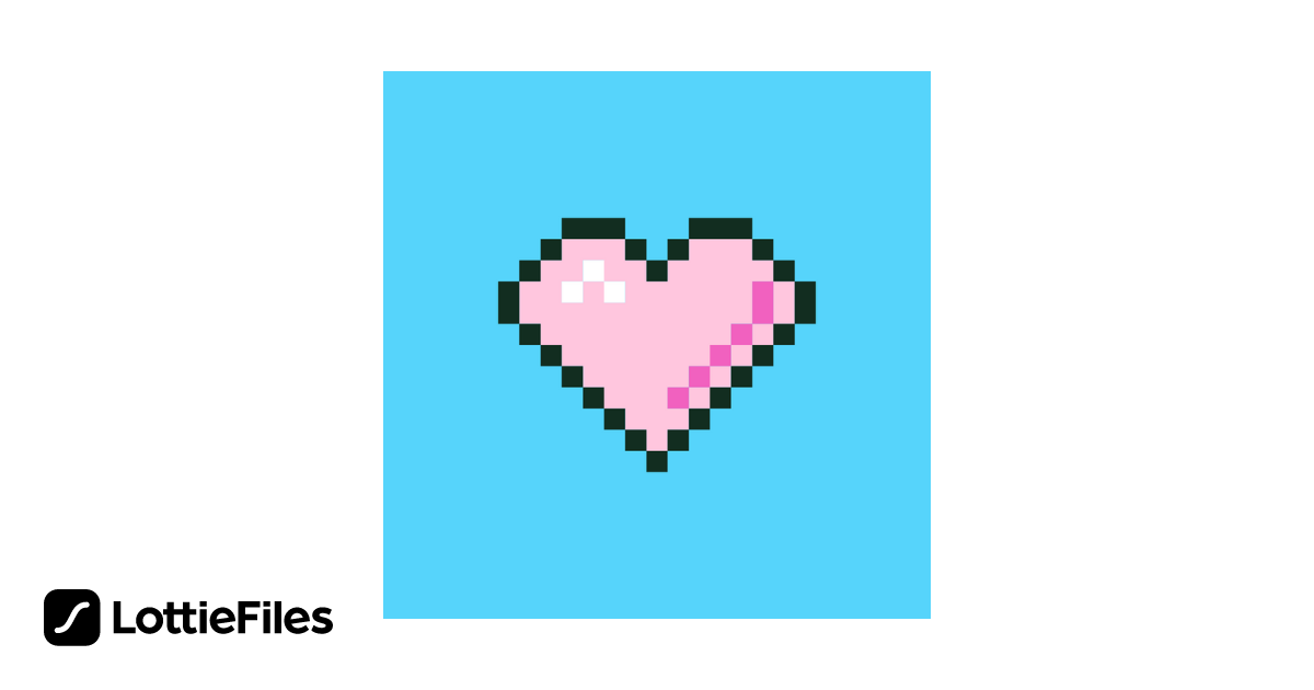 Free Pixel Heart Animation by Gunes | LottieFiles
