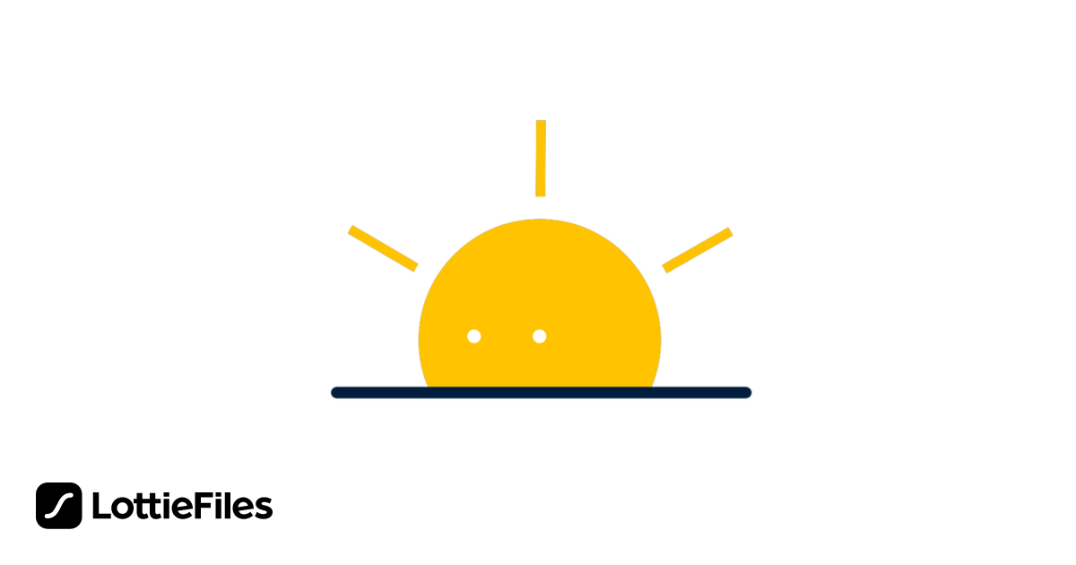 Free Sun rise animation Animation by Abdul Latif | LottieFiles