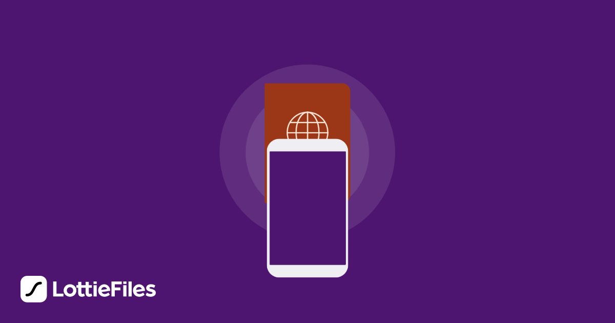 Free NFC passport scan (iPhone) Animation by Doug | LottieFiles