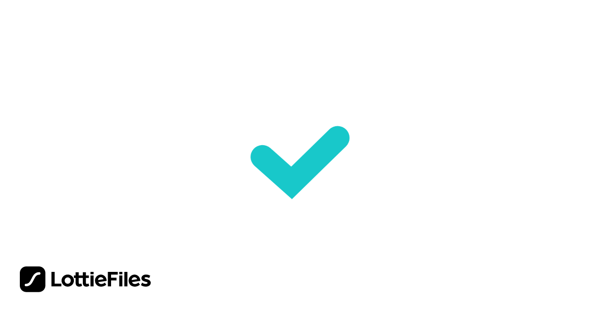 Free Check icon Animation by Mireia | LottieFiles