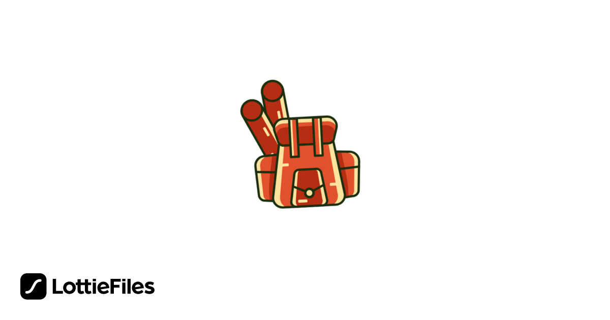 Free travel backpack bag animation design Animation by aulia fakih deny ...