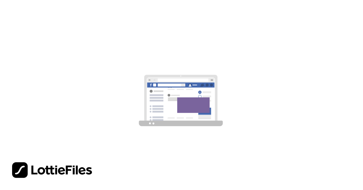 Free Facebook Post Animation by Renaldo Hansen | LottieFiles