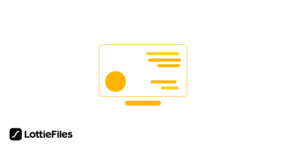 Free yellow computer Animation by Daman Khalid | LottieFiles