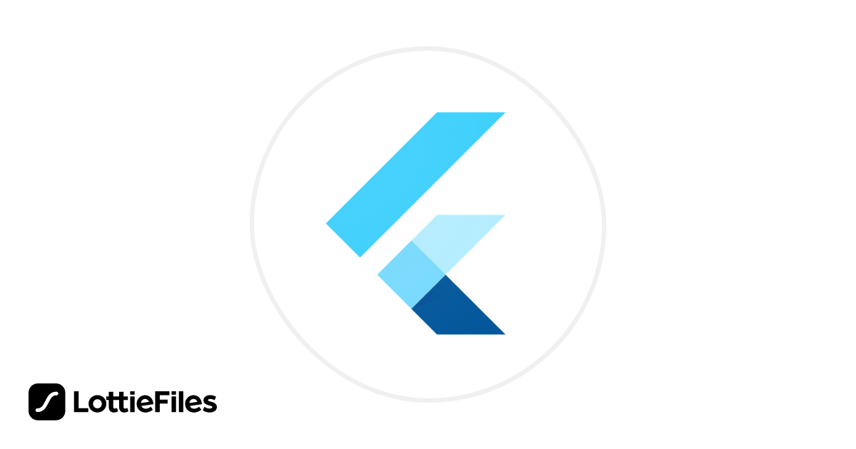 Free Flutter Logo Animation by Eron | LottieFiles