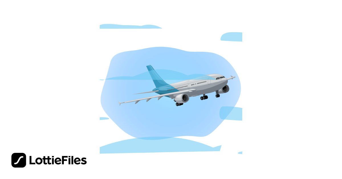 Free Plane Animation by LifeSigner | LottieFiles