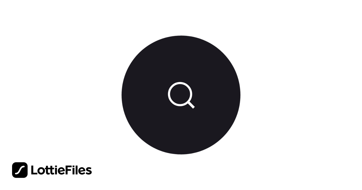 Free Search icon Animation by Petar | LottieFiles