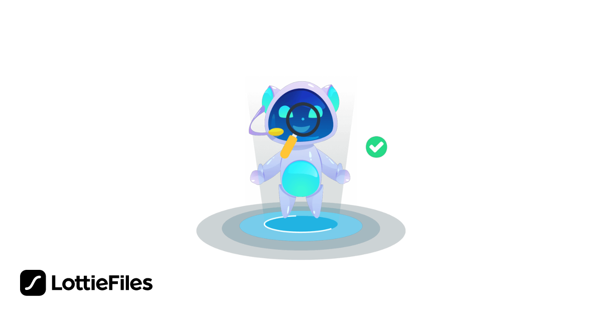 Animación gratuita robot scanning animation por Shehzad | LottieFiles
