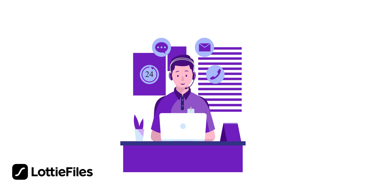 Free Contact us Animation by Jayaprakash | LottieFiles