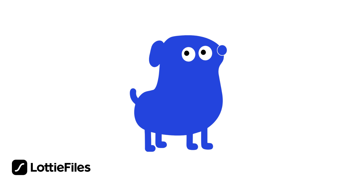 Free dog animation Animation by Waris | LottieFiles