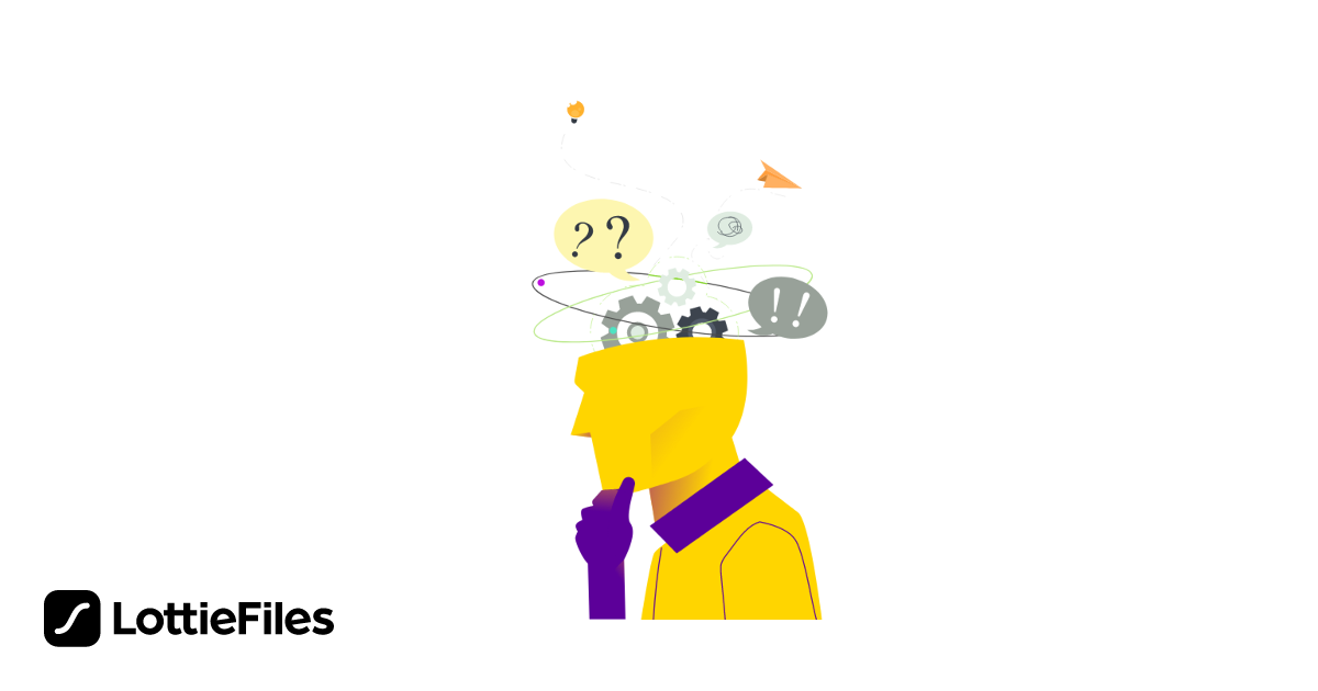 Free Brain Think Animation by Nima | LottieFiles
