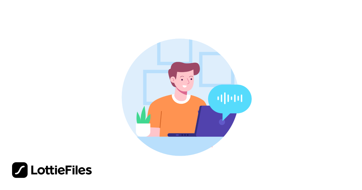 Free talk man Animation by Vector_Factory | LottieFiles