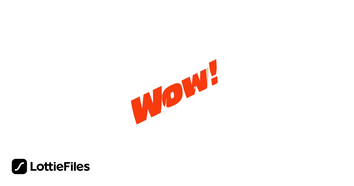 Free wow Animation by Manuel | LottieFiles