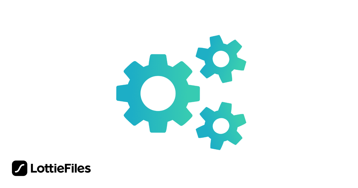 Free Rotating Gear Animation by Jerico | LottieFiles