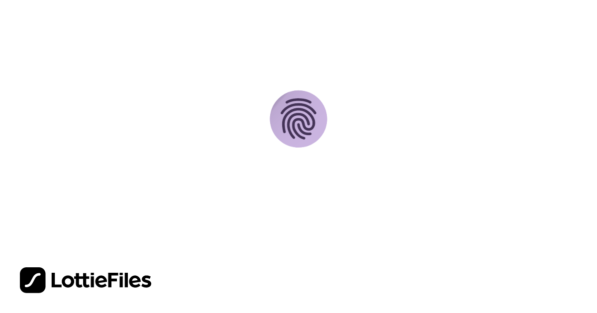 Free Fingerprint Animation by Victor Del Bono | LottieFiles