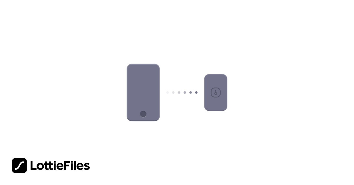 Free Connect OneKey by Bluetooth Animation by Franco Chan | LottieFiles