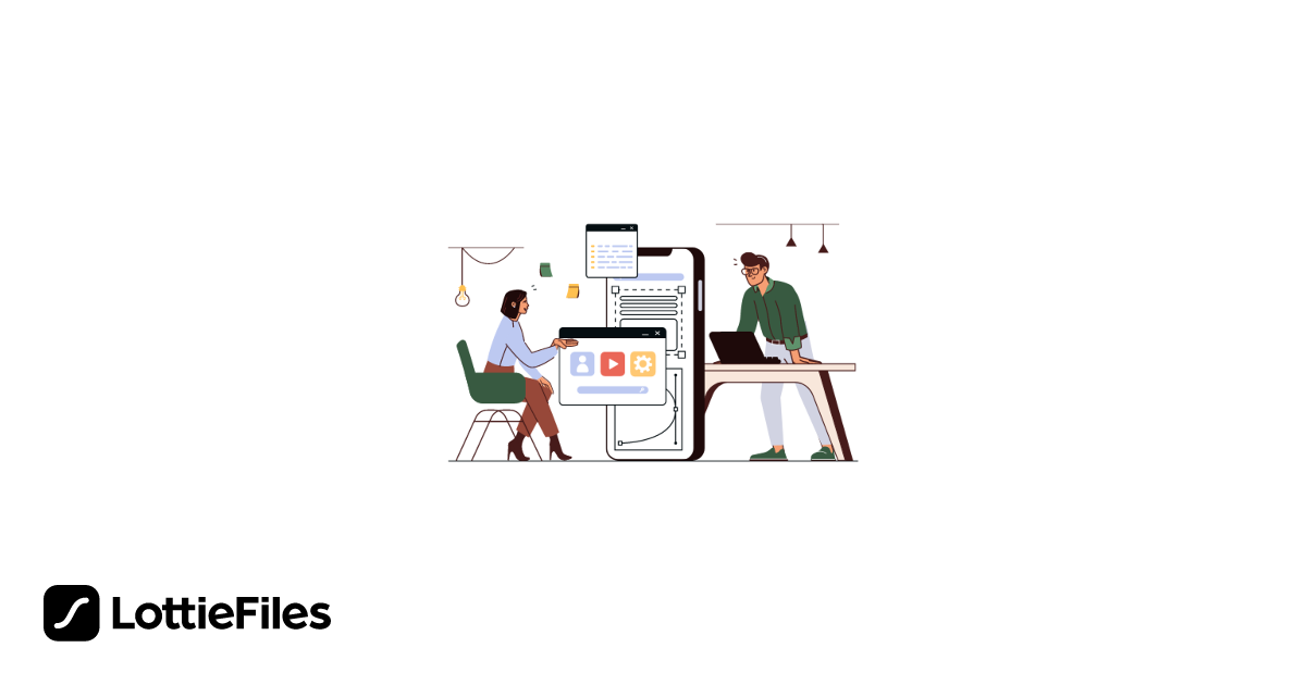 Free UI design update Animation by Aniee | LottieFiles