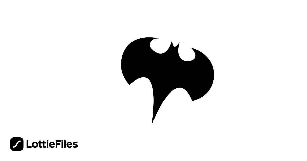 Free Batman logo loading screen Animation by saagar shrestha | LottieFiles
