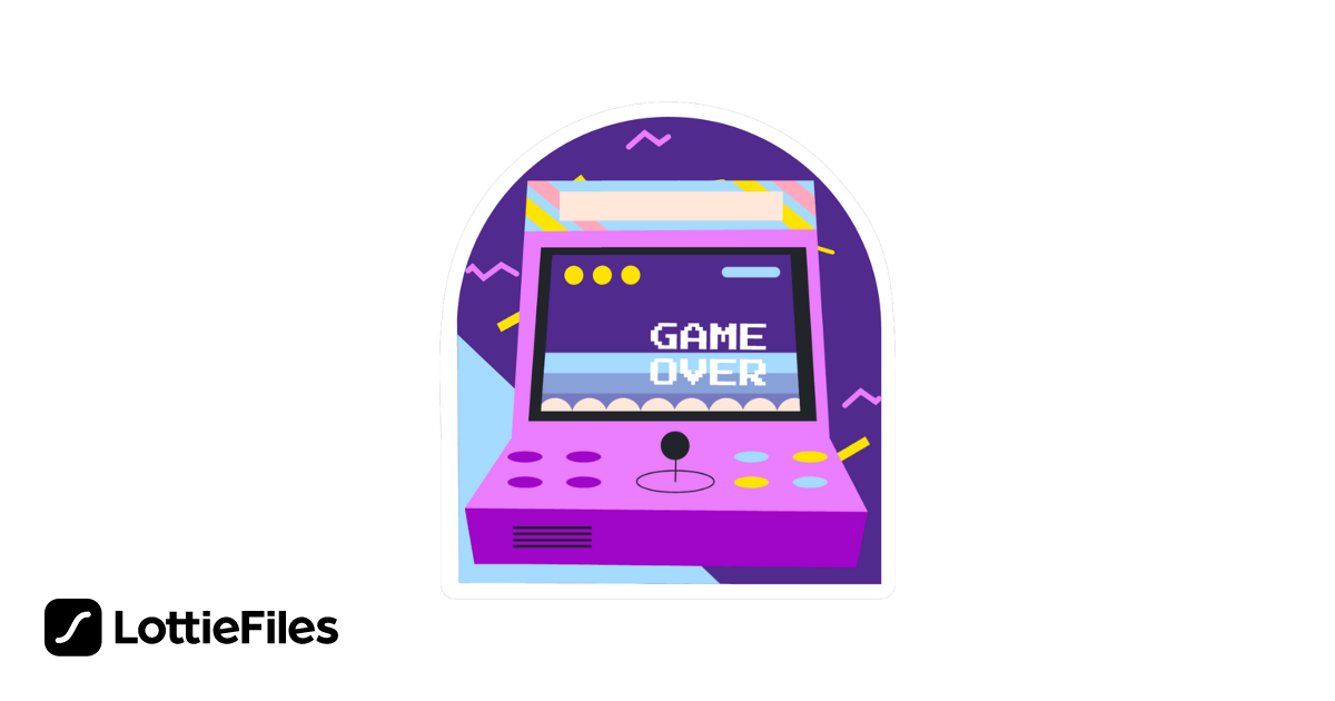 Free Monitor screen with video game over Animation by Abdul Latif ...