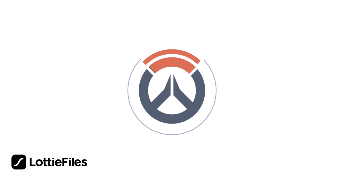 Free overwatch logo loader Animation by Jorge | LottieFiles