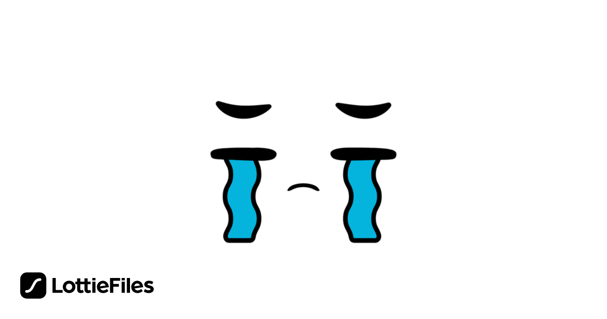 Free Crying Animation by Bilal | LottieFiles