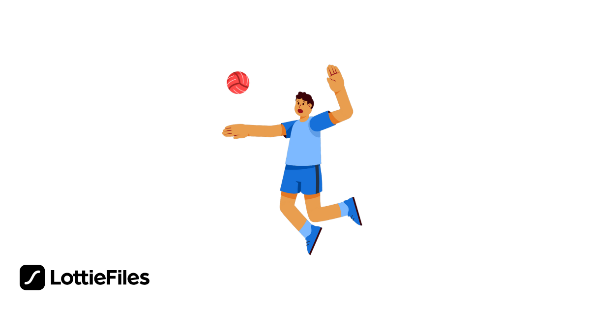 Free Volley_Ball_Player_Character3 Animation by alaik | LottieFiles