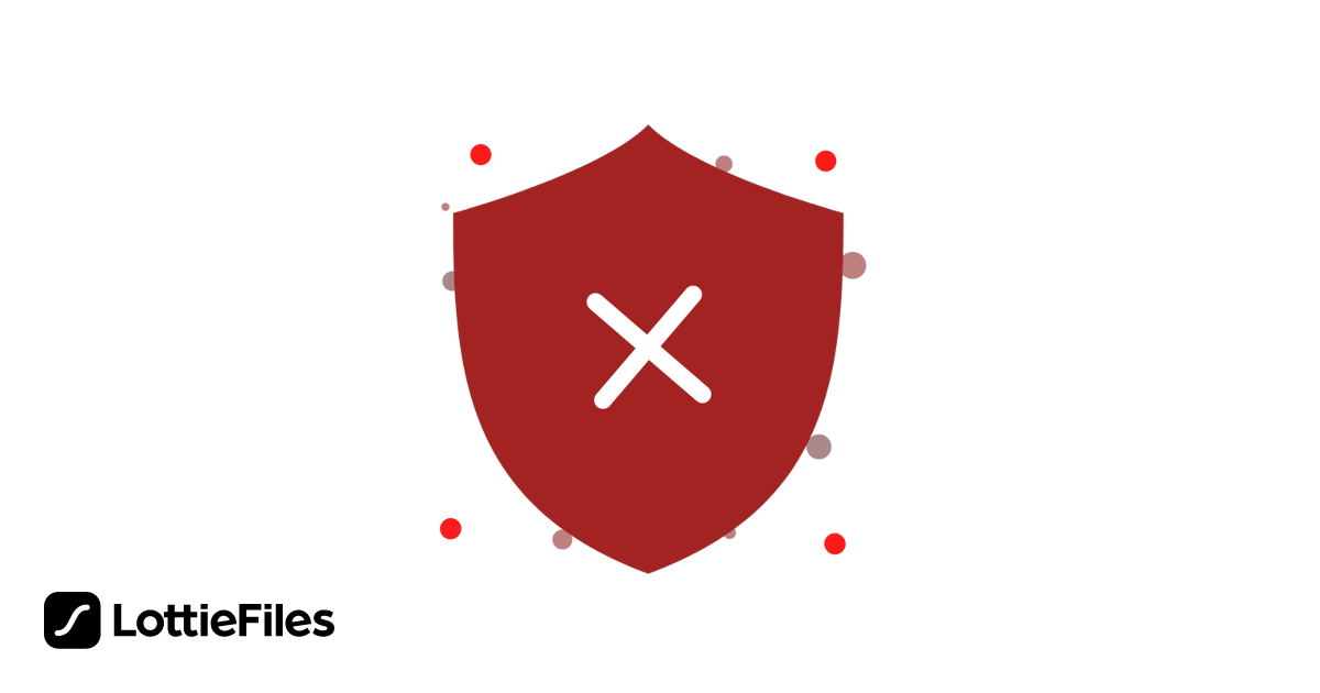 Free shield xmark Animation by Mazen | LottieFiles