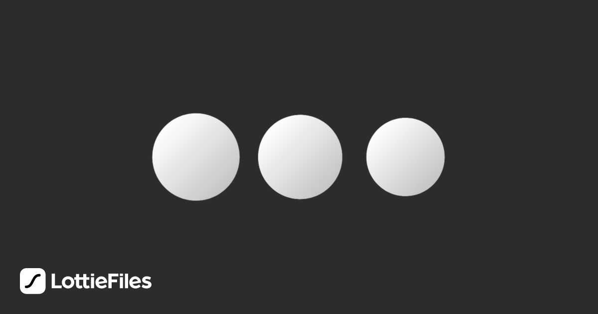 Free Loading Elipses Animation by Diane | LottieFiles