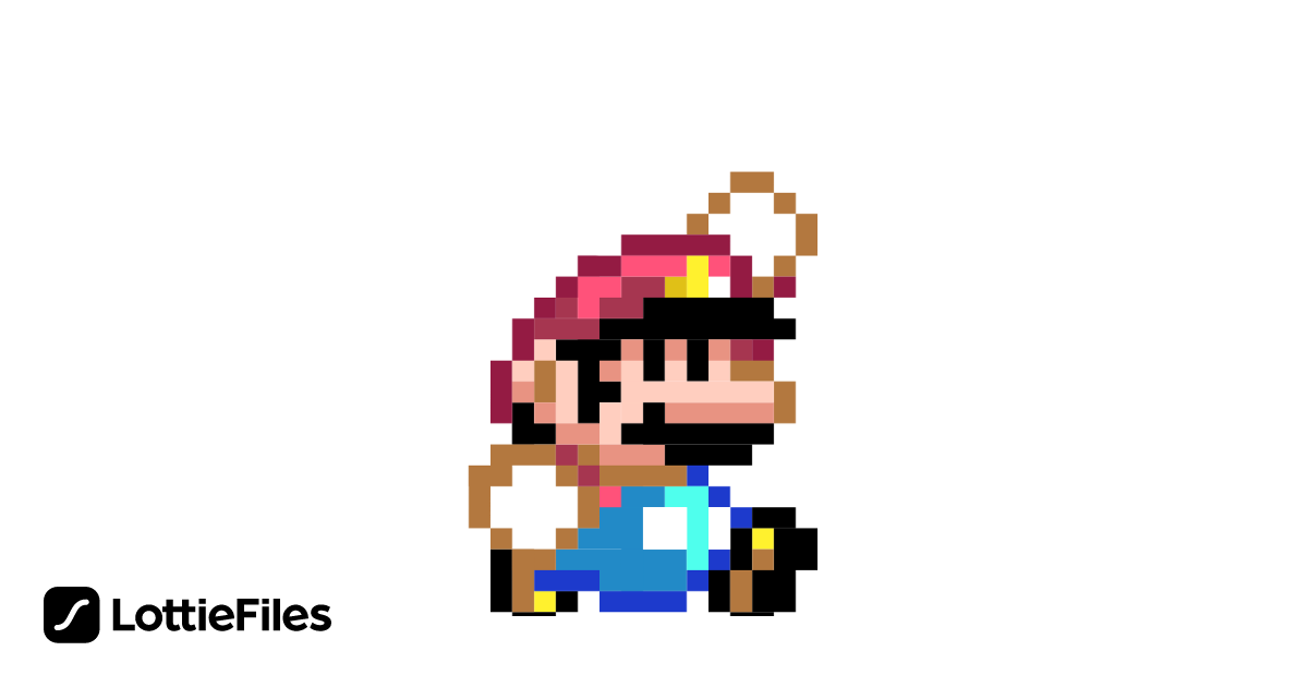 Free Mario Jumping Animation by André Ramiro | LottieFiles