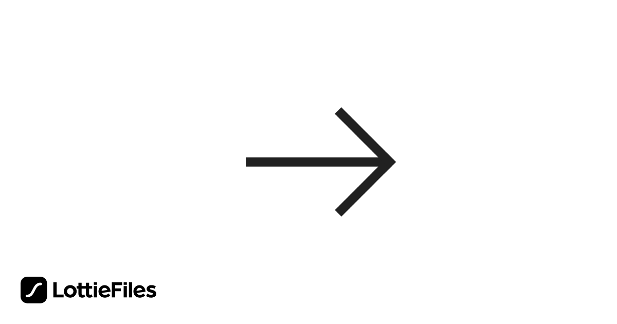 Free Simple Right Arrow Animation by Matt Wood | LottieFiles