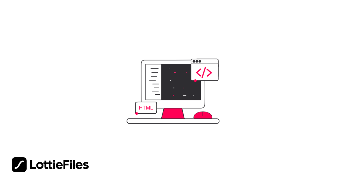 Free HTML editor icon Animation by Weblodge | LottieFiles