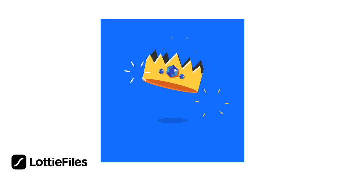 Free Crown Animation by Sanjib | LottieFiles