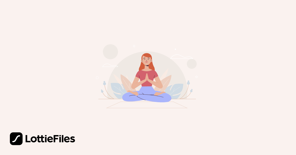 Free Yoga Animation by Alexander Plaksin | LottieFiles